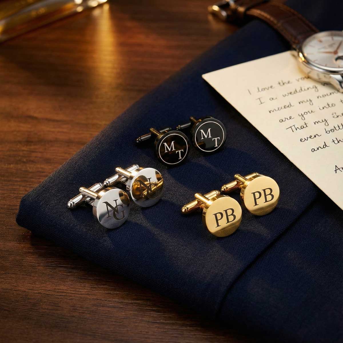 Cufflinks Malta - Personalised - Engrave Your Own Text - Custom Island ...