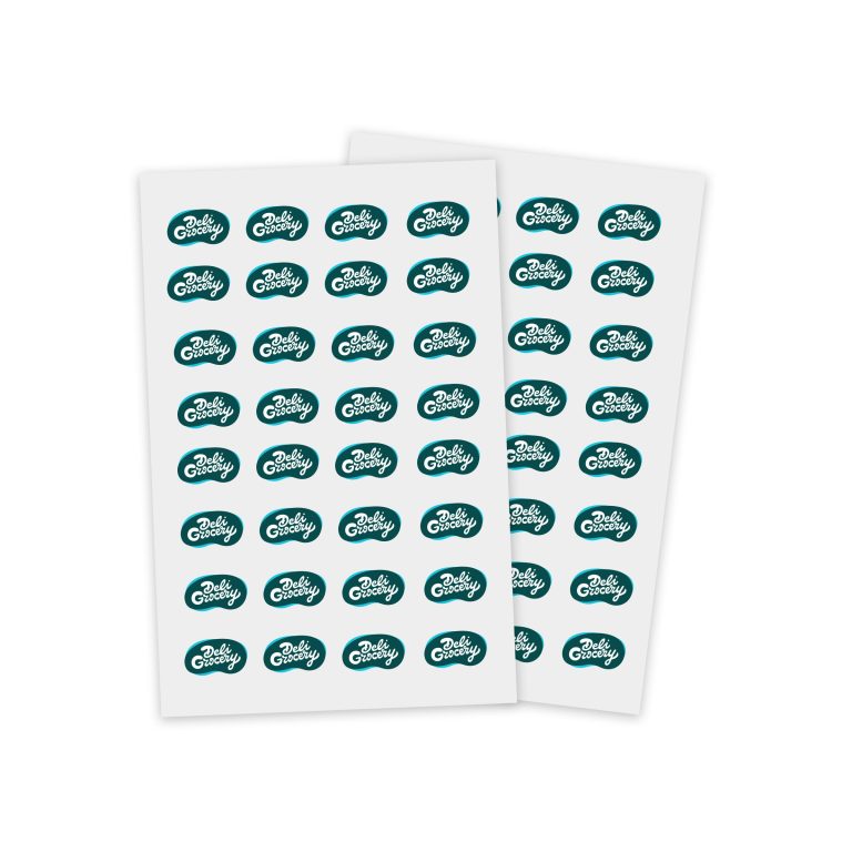 Vinyl Stickers on A4 sheet - Branding - Merchandise